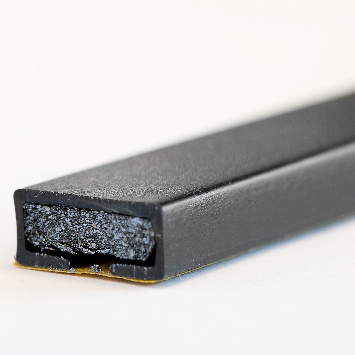 10 x 4mm Fire only intumescent strip 2.1m Black - Fire Seals Direct