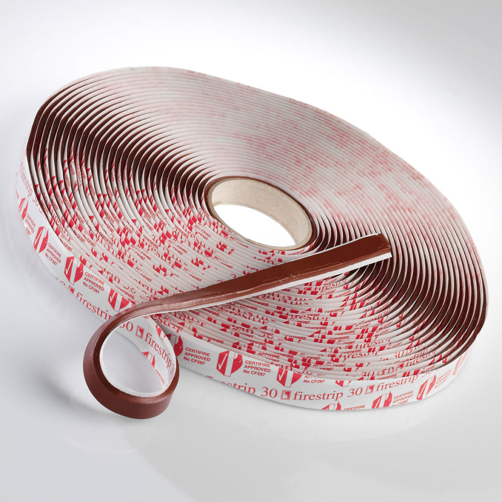 Firestrip 30 Intumescent Glazing Tape - Brown 12 x 3mm - Fire Seals Direct