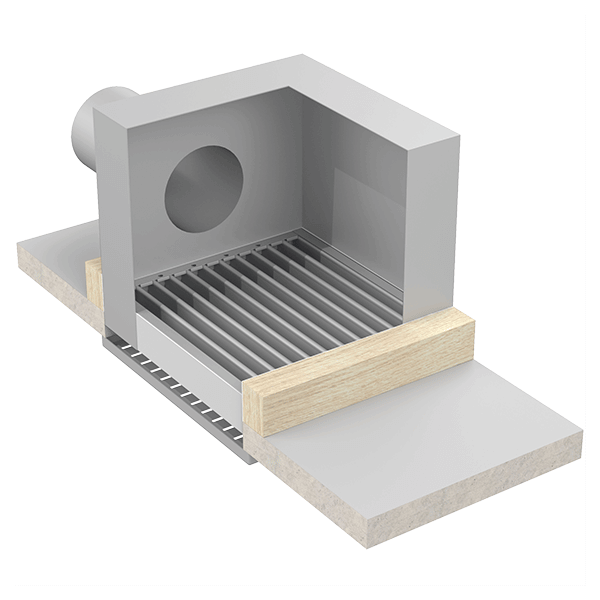 Lorient LVH44 - 500 x 500mm Intumescent Grille - Fire Seals Direct