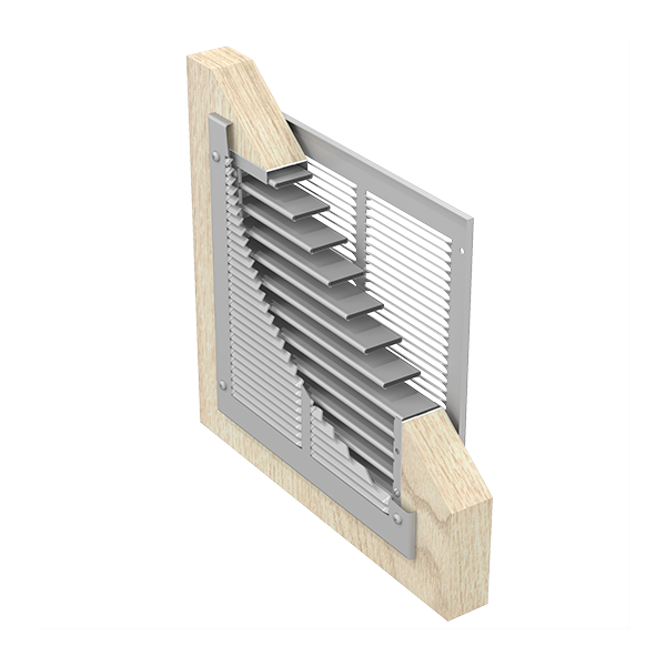 Lorient LVH44 - 200 x 200mm Intumescent Grille - Fire Seals Direct