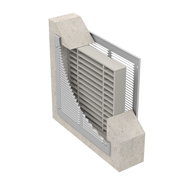 Lorient LVV40 Intumescent Air Transfer Grille 100 x 100mm - Fire Seals ...