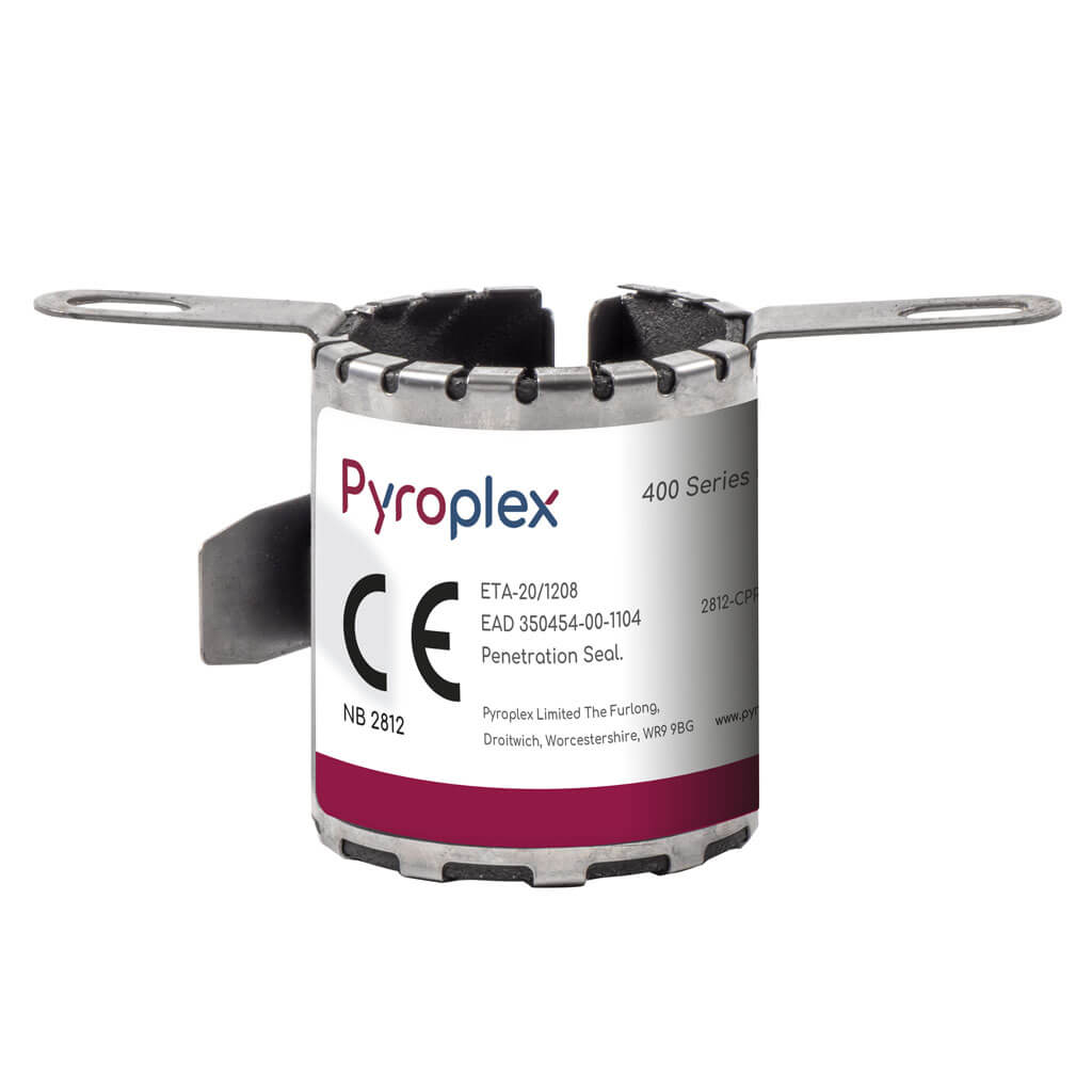 Pyroplex Intumescent Pipe Collar - 40mm 4hr - Fire Seals Direct