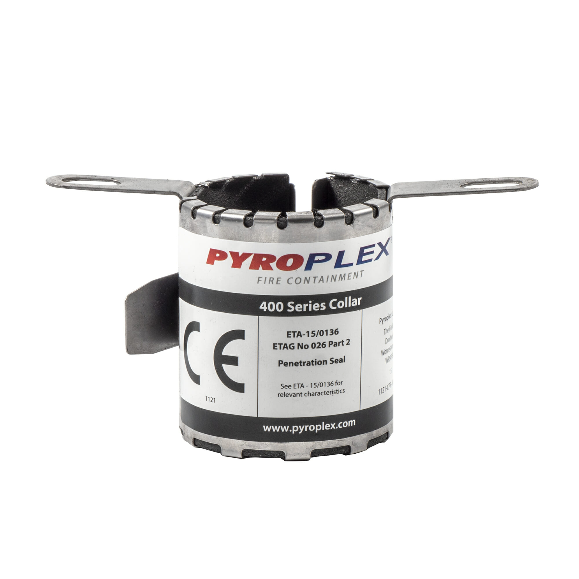 Pyroplex Intumescent Pipe Collar - 40mm 4hr - Fire Seals Direct