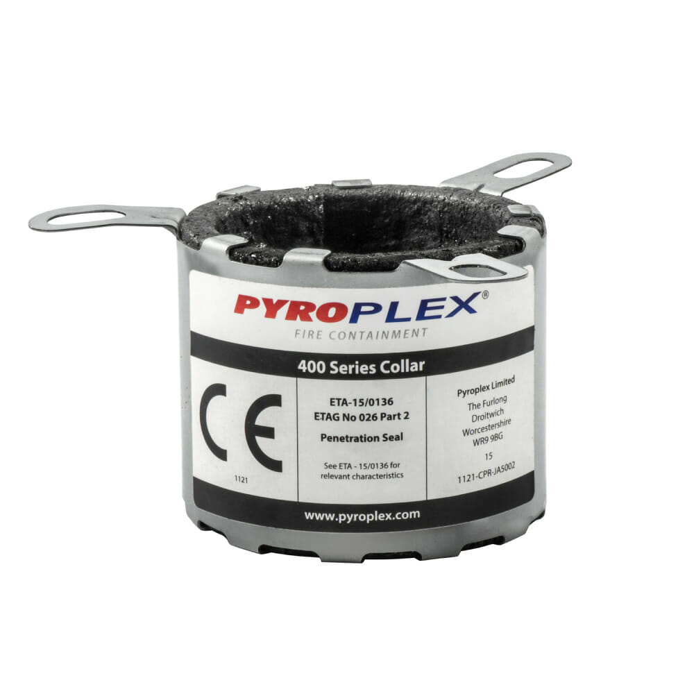 Pyroplex Intumescent Pipe Collar - 55mm 4hr - Fire Seals Direct