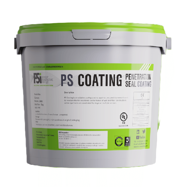 PS Coating Ablative Mastic - Spray/Brush grade 5kg - Fire Seals Direct