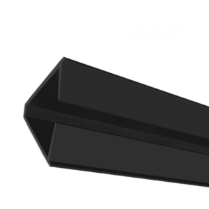 Pyroplex Corner Seal - Black 2.1m length - Fire Seals Direct