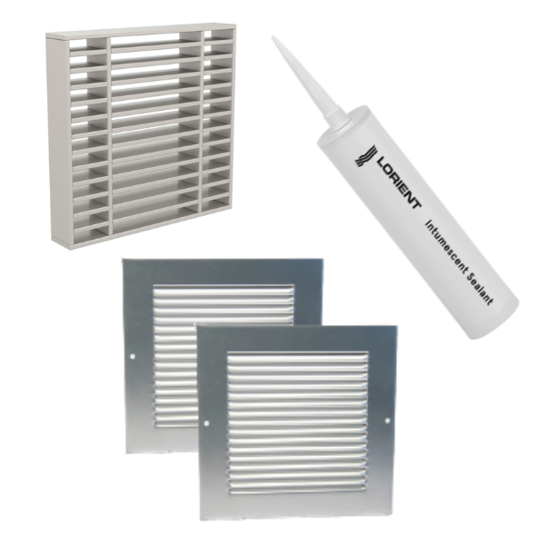 Lorient Air Transfer Grille Kit - 250mm - Fire Seals Direct