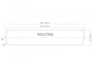 Lorient Firemaster Intumescent Letterbox 12"/304mm Silver - Fire Seals ...