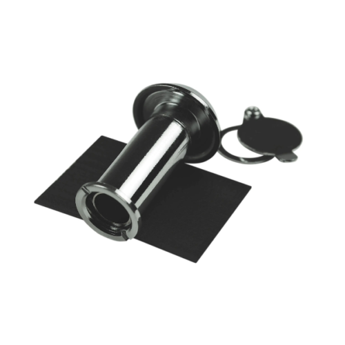 Firestop Contract Door Viewer - Polished Chrome - FireSealsDirect