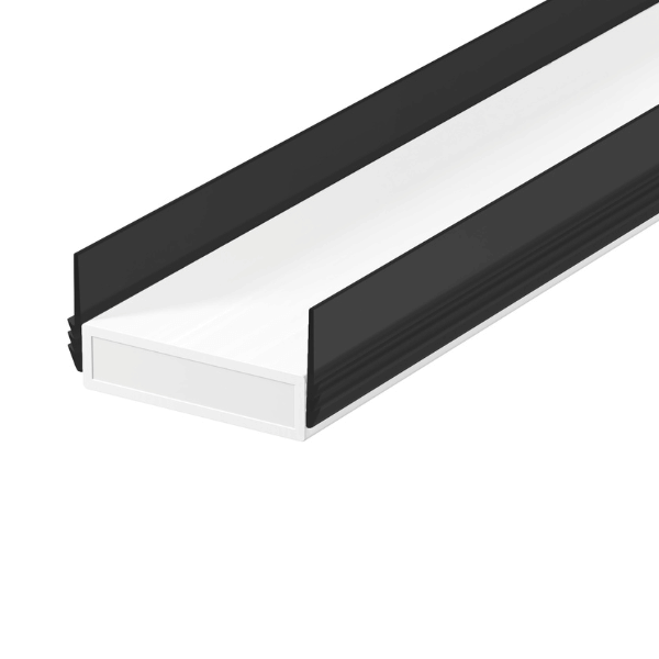 10mm x 4mm x 2.1m Pyroplex Twin Fin White Intumescent Strip Fire ...