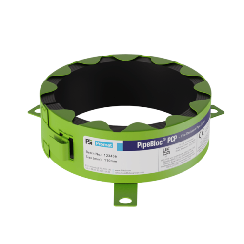 Pyroplex Intumescent Pipe Collar - 200mm 4hr - Fire Seals Direct