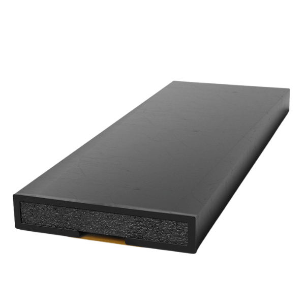 Pyroplex Fire Only Intumescent Strip, 20mm x 4mm x 2.1m, Black (Pack of ...