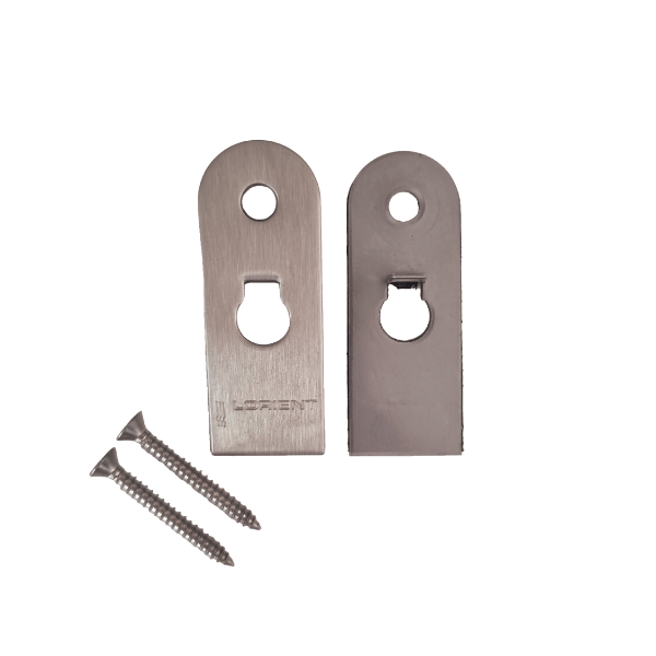 Lorient LAS8001si Replacement End Caps - Silver - Fire Seals Direct