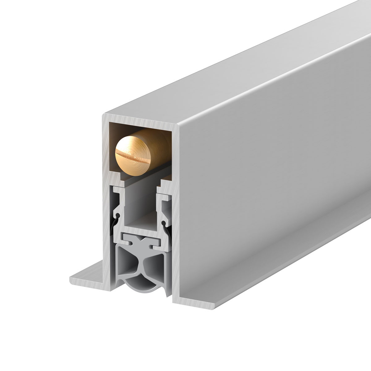 Lorient LAS8007si Rebated Drop Down Seal - 735mm - Fire Seals Direct