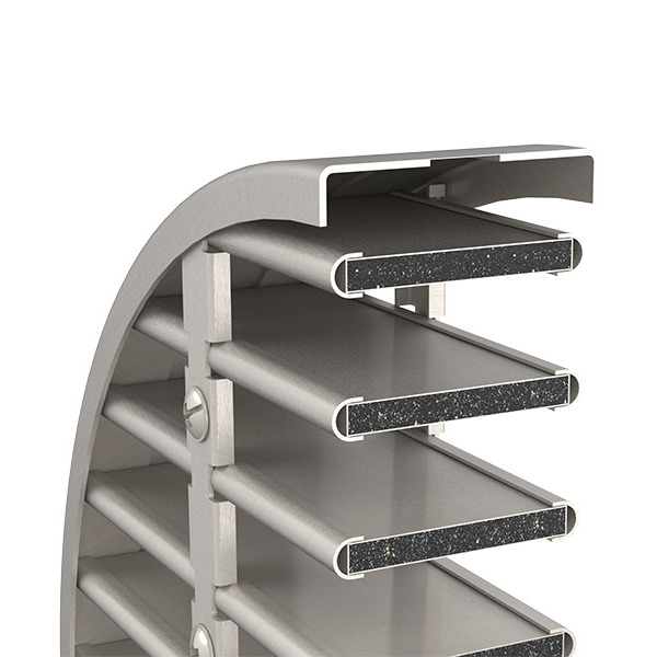 Lorient LVHC44 Circular - 98mm Intumescent Air Transfer Grille - Fire ...