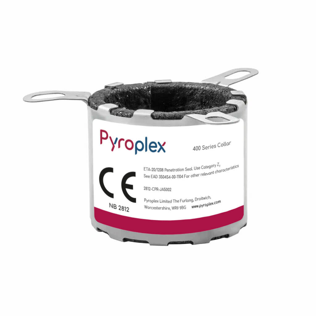 Pyroplex Intumescent Pipe Collar - 55mm 4hr - Fire Seals Direct