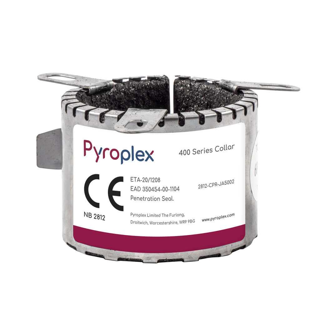 Pyroplex Intumescent Pipe Collar - 68mm 4hr - Fire Seals Direct