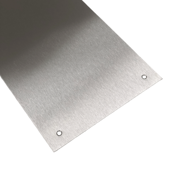 Kick Plate - 750 x 150 x 1.2mm - 304 Grade SSS - Fire Seals Direct