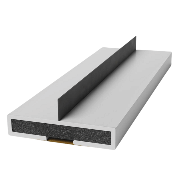 20mm Intumescent Strip With Single Fin - White