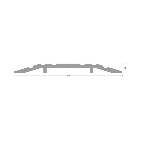 Lorient LAS4100 Threshold Plate - 2.1m x 100mm x 10mm - FireSealsDirect
