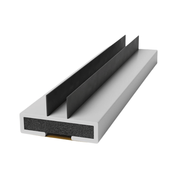 Pyroplex Fire & Smoke Seal Intumescent Strip, Twin Fin, 15mm x 4mm x 2 ...