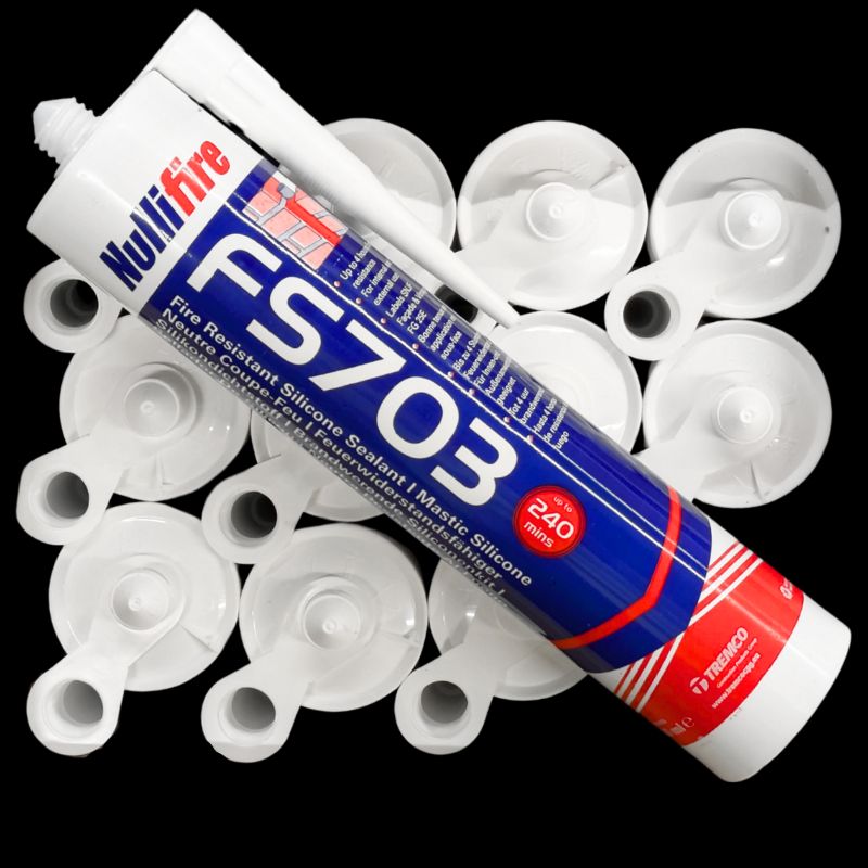 Nullifire FS703 Fire Rated Silicone sealant (Pack of 12) - Fire Seals ...
