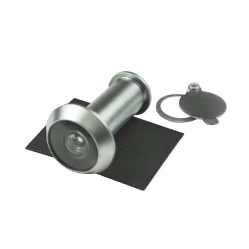 Firestop Contract Door Viewer - Satin Chrome - FireSealsDirect