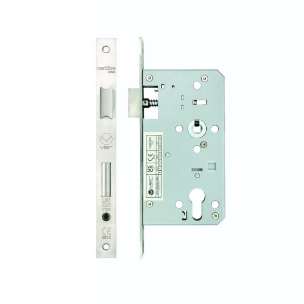 Zoo Hardware Vier Din Euro Sashlock - Backset 60mm - ZDL7260SS - Fire ...