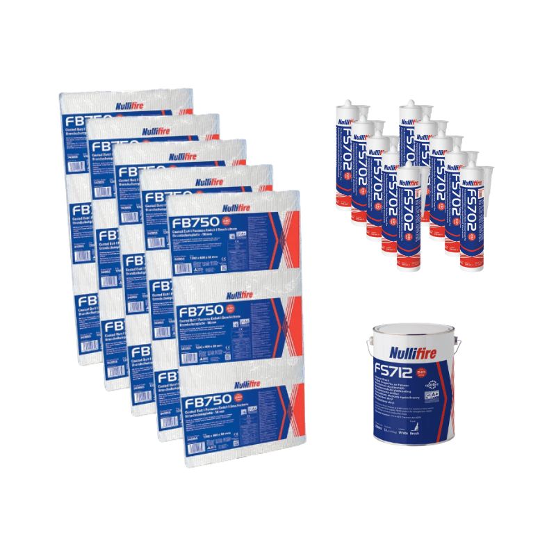 Nullifire Ablative Coated Batts Installation Kit with Sealant (Pack of ...