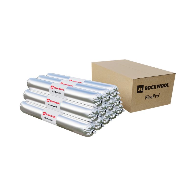 Rockwool FirePro Acoustic Intumescent Sealant 600ml Foil (Pack of 12 ...
